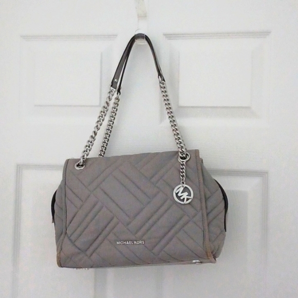Michael Kors | Bags | Mk Gray Handbag | Poshmark